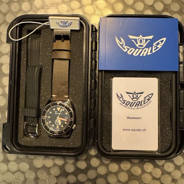 Squale Drass Galeazzi Swiss Automatic 500 Meter Dive Watch with Helium ...