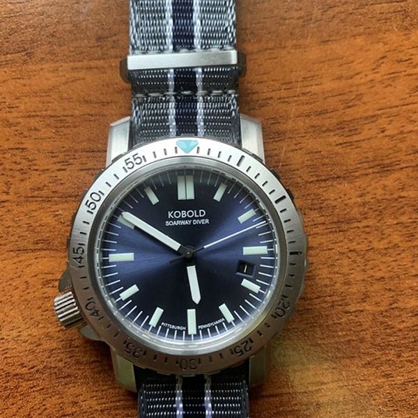 FS: Kobold 2025 Soarway Diver 41 Rare -Artic Blue Dial - | WatchCharts ...