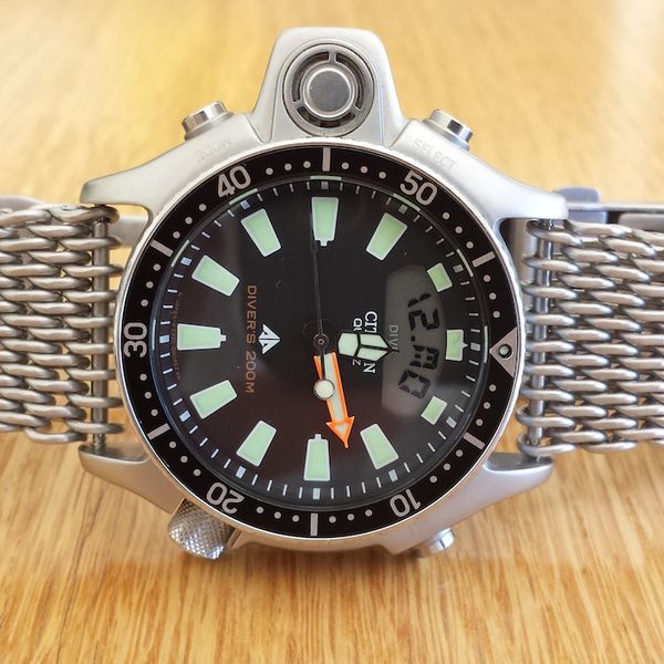 SOLD: Citizen Aqualand Classic JP2000-08E + Shark Mesh + Leather Strap **Reduced** | WatchCharts
