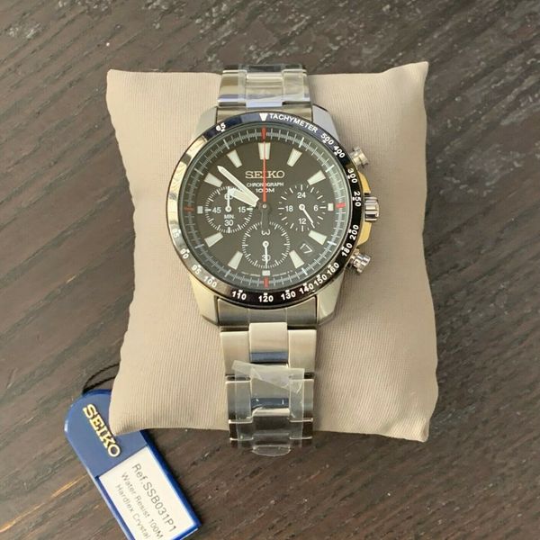 Seiko SSB031P1 Chronograph Cal. 6T63 Mecha Quartz speedmaster homage ...