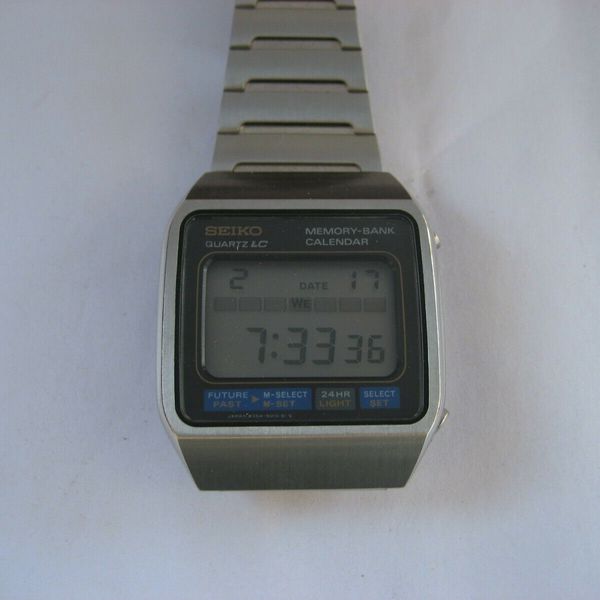 SEIKO James Bond Moonraker 1978 LCD QUARTZ Chronograph M354 - 5010_NEW ...