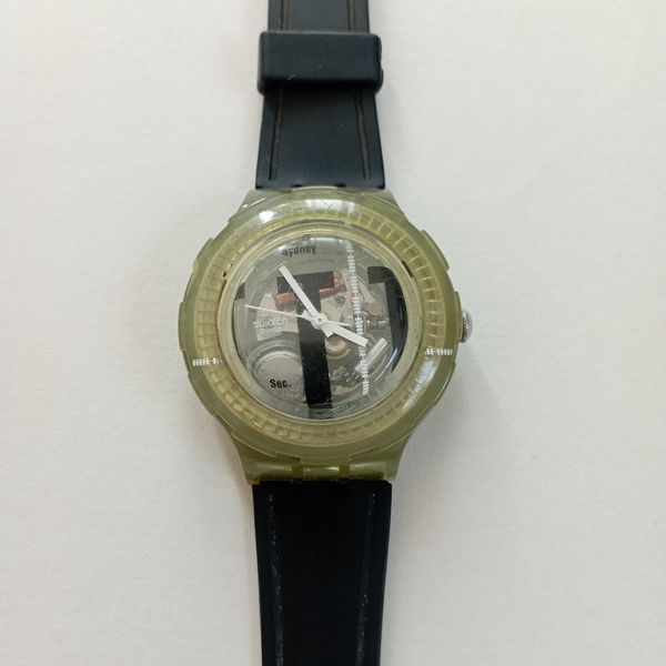 Vintage Swatch watch men sydney military style working | WatchCharts ...