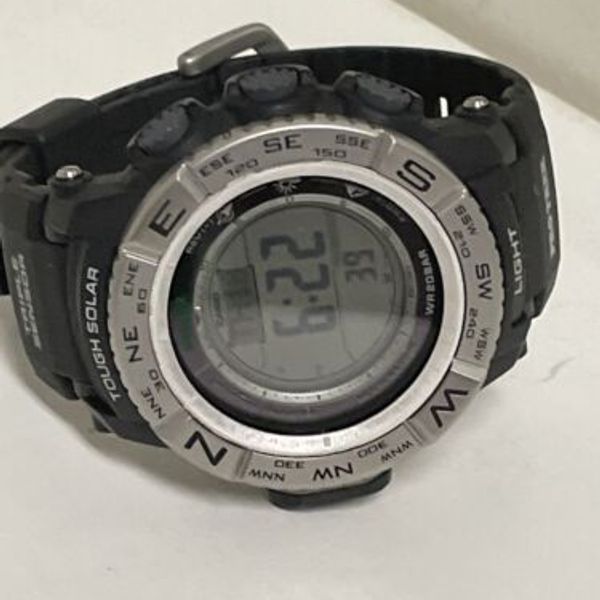 Casio ProTrek PRW-3500 Tough Solar Watch - Black/Grey | WatchCharts
