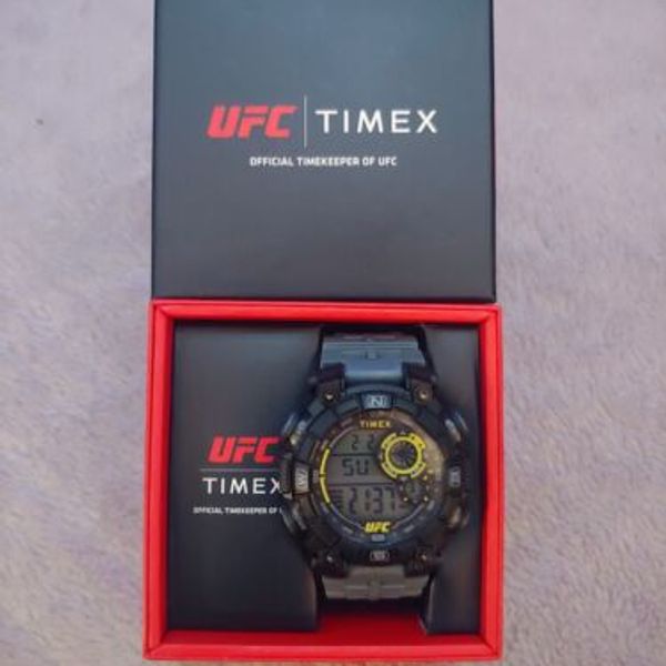 Timex Official UFC Redemption Digital Chrono Alarm 50m Indiglo Watch ...
