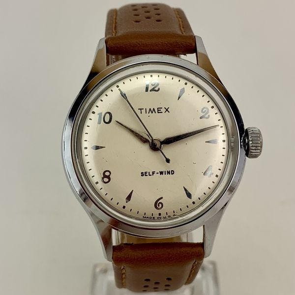 VTG 1957 Timex Viscount Self Wind First Year of Automatic Original ...
