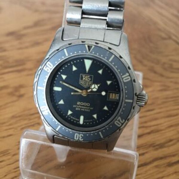 Tag Heuer 2000 Professional Quartz Men’s watch Model 972-613 Vintage 1980’s Rare | WatchCharts ...
