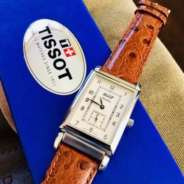 Tissot Lisboa Limited Edition Heritage Rectangle Handwound Watch ...