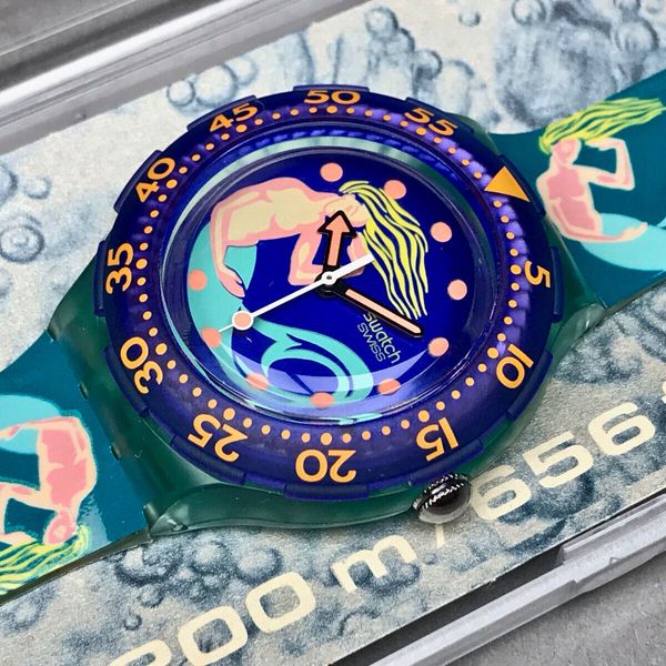 SWATCH WATCH ** SDG100 - SAILORS JOY - SCUBA 1993 ** NEW! | WatchCharts ...