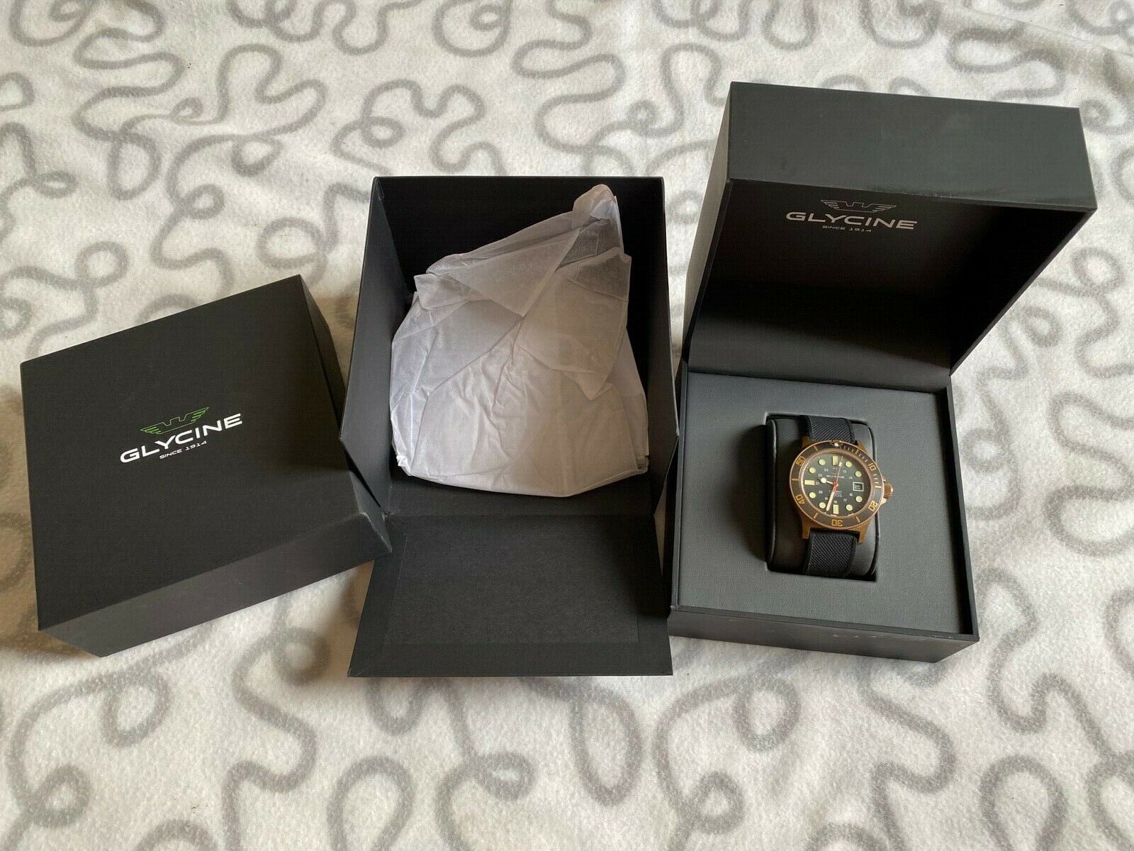 Glycine Combat Sub 42 Bronze Gradient Green Dial GL0281 | WatchCharts