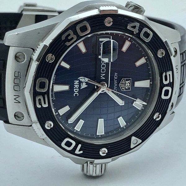 TAG Heuer Aquaracer 500M Calibre 5 Leonardo DiCaprio NRDC Limited ...
