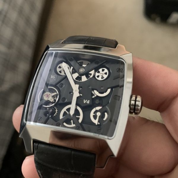 Tag Heuer Monaco V4 Titanium | WatchCharts Marketplace