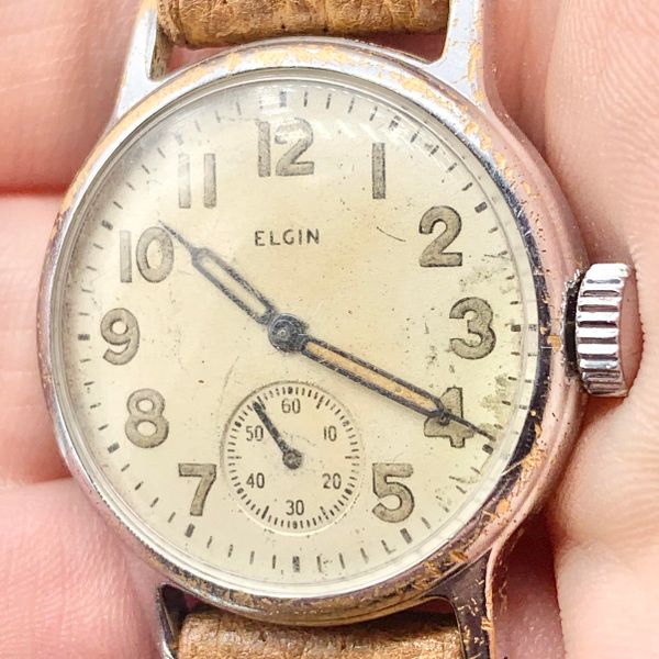 [WTS] Serviced Radium Dial WW2 Era Military Issue Elgin Wristwatch ...