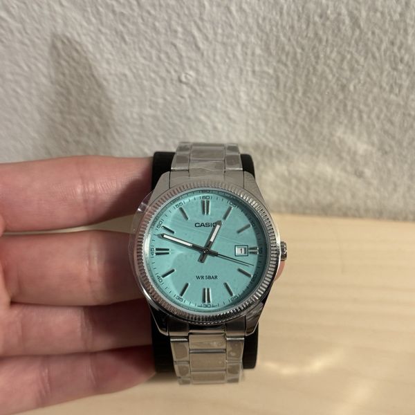 Casio â Tiffany Blueâ MTP-1302 New In Box US Seller | WatchCharts ...
