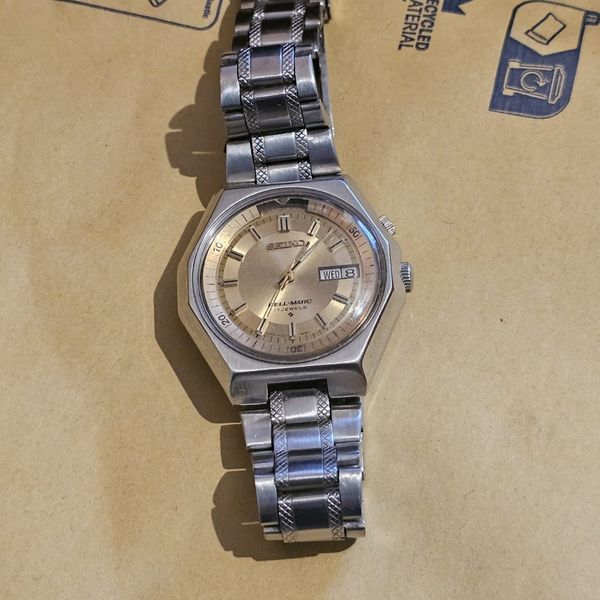 Seiko Rare 4006-6050 Vintage Octagonal Bellmatic | WatchCharts Marketplace