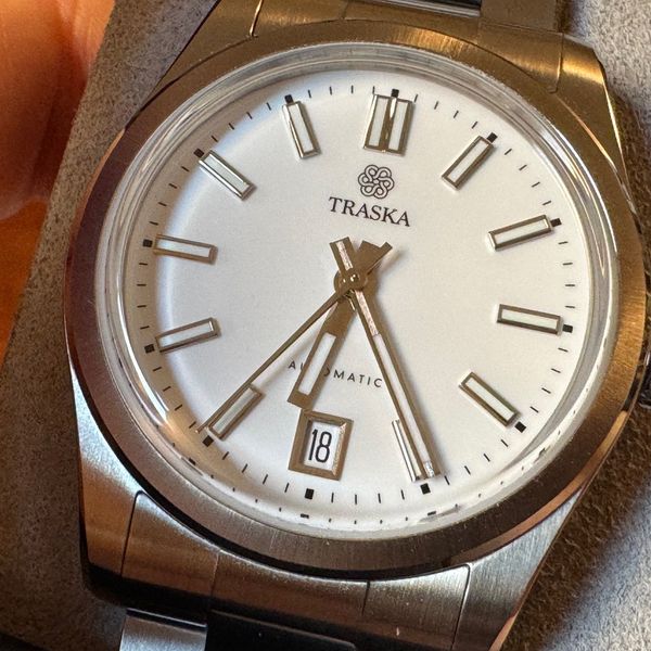 Traska Commuter 36mm (Fall 2024) - Arctic White w/Date, Full Kit ...