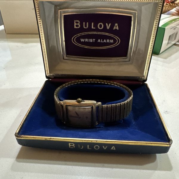 Bulova Men's Wristwatch In Box Vintage Estate | WatchCharts Marketplace