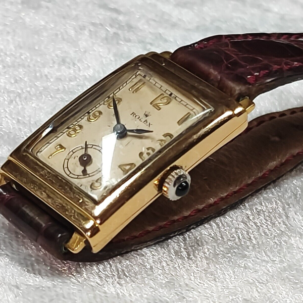 RARE ROLEX PRINCE STYLE WATCH FROM 1937 !!! SOLID GOLD 18K, WORKING ...