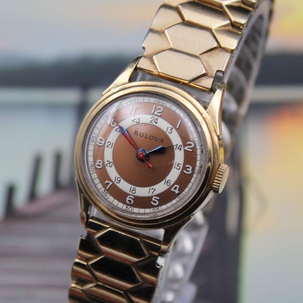 Classic Vintage Bulova American Clipper Wristwatch c.1946 | WatchCharts Marketplace