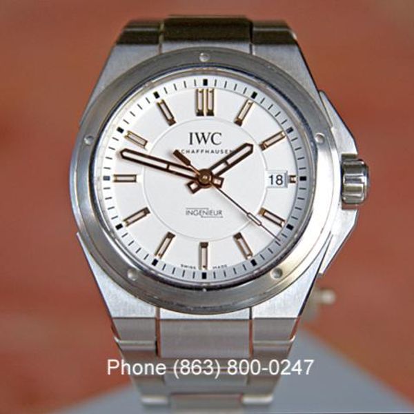 FS IWC Ingenieur Automatic Silver Dial Rose Gold Highlights IW323906 ...