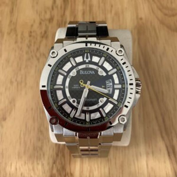 Men’s Bulova Precisionist Watch. 96B131 C860942 | WatchCharts Marketplace