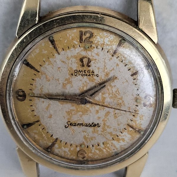 Omega Seamaster Cal 501 Automatic Watch for Repair Not Working AS-IS ...