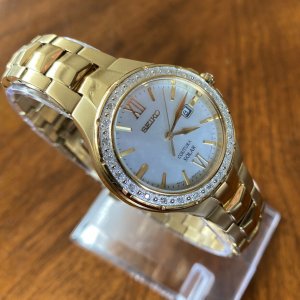 Ladies Seiko Coutura Solar Gold Diamond Watch V137 0BT0 W5 WatchCharts Ladies Seiko Coutura Solar Gold Diamond Watch V137 0BT0 W5 WatchCharts