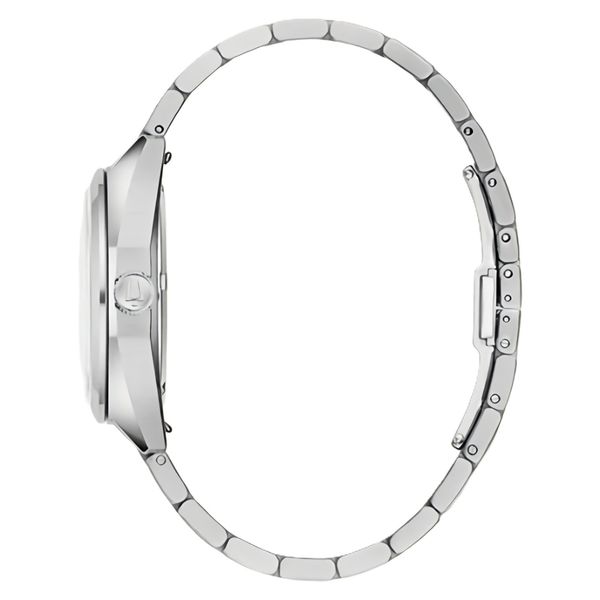 Bulova Classic Jet Star 96B415 Gray Dial Date Display Stainless Steel ...