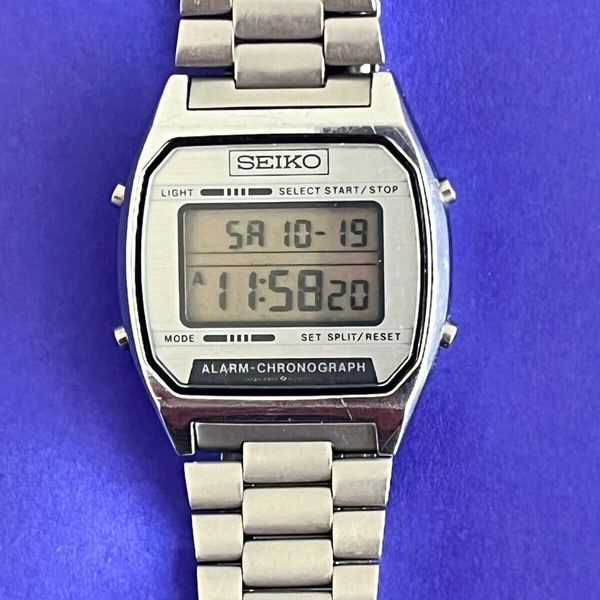 Seiko A904 -5199 LC, LCD, Digital Watch Vintage (1989) Fully Functional ...
