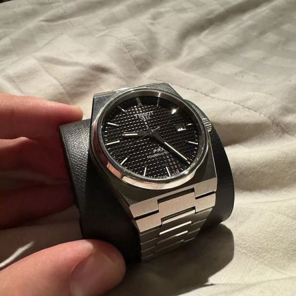 New Tissot PRX Powermatic 80 Automatic Black Men's Watch T137.407.11 ...