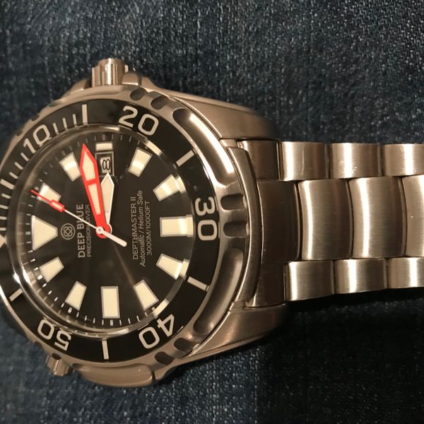 FS: DEEP BLUE DEPTHMASTER ll 3000M AUTOMATIC, SAPPHIRE BEZEL, HELIUM ...