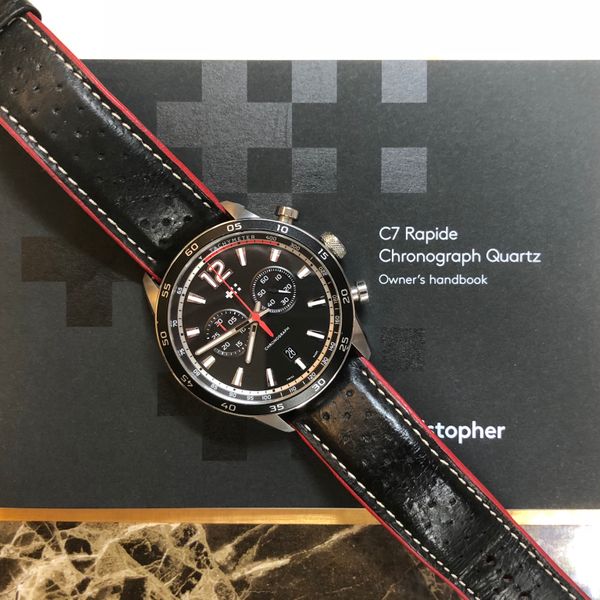 [WTS] Christopher Ward C7 Rapide Chronograph Quartz + Strap ...