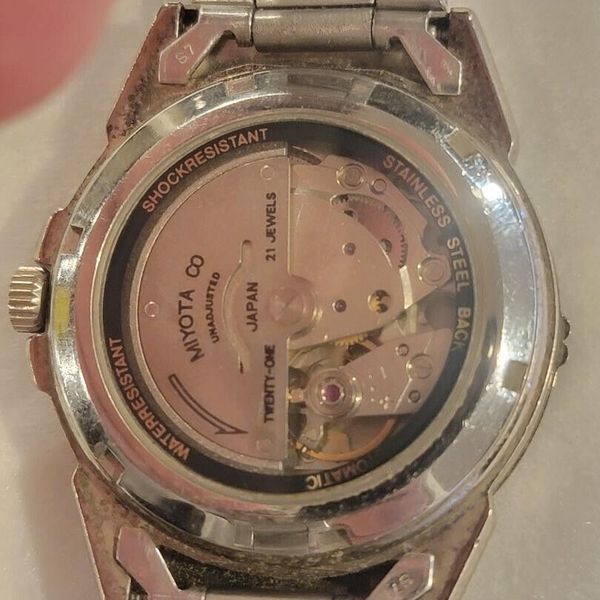 Menâ s Invicta Automatic Watch movement 8205 by Miyota all stainless ...