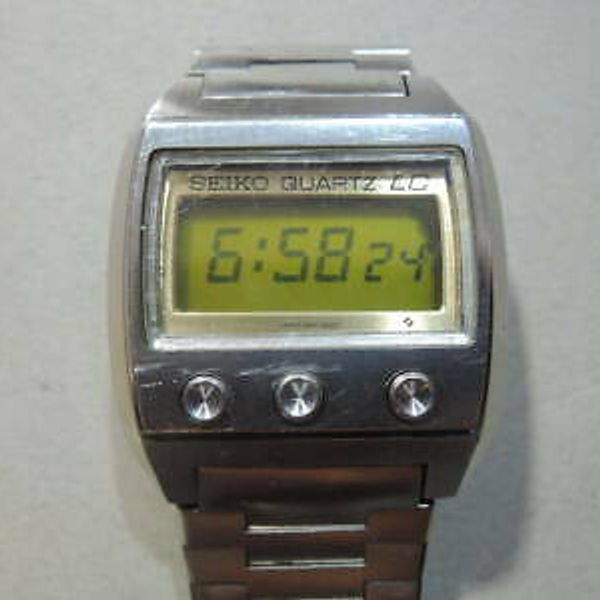 Seiko 0614-5010 Digital LC Quartz Authentic Mens Watch Works | WatchCharts
