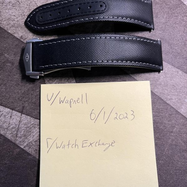 [WTS] Artem Sailcloth Strap w/ Omega Style Deployant Clasp ...