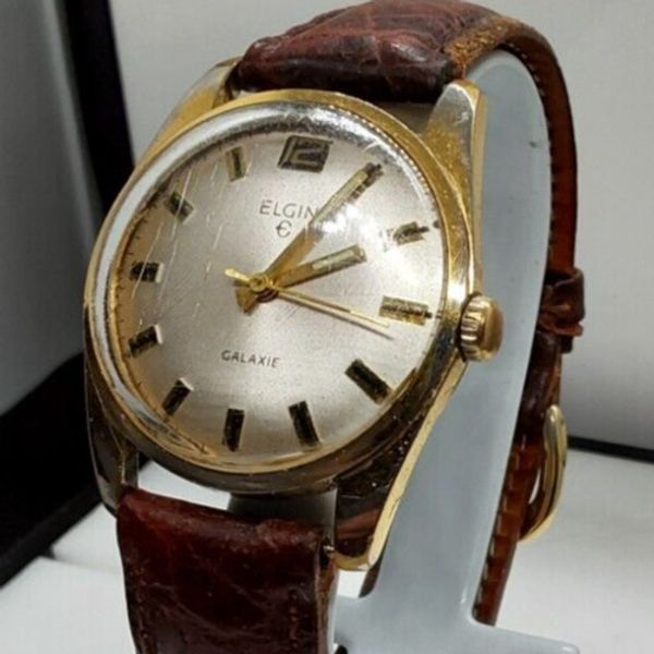 Vintage Men's Elgin Galaxie Automatic Watch | WatchCharts Marketplace