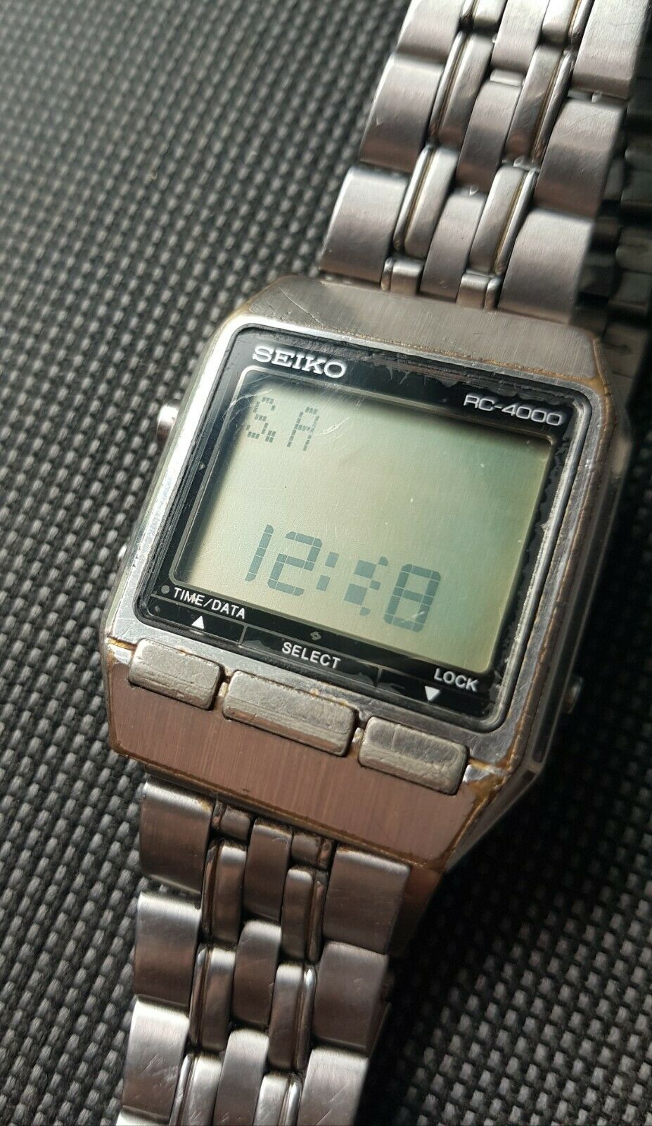 Vintage Seiko RC-4000 S521-4010 PC Datagraph Computer Japan Digital ...