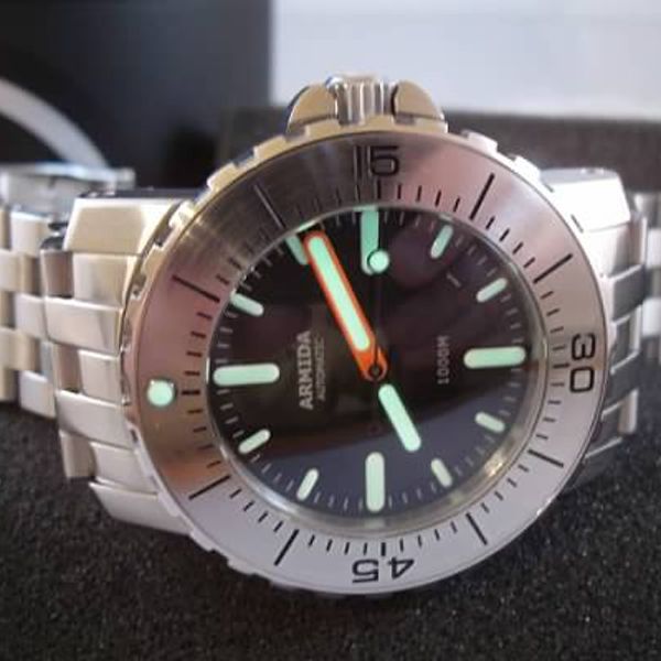 FS: ARMIDA A5-Full kit, ETA 2824-2, 1000m WR-reduced to $550 | WatchCharts