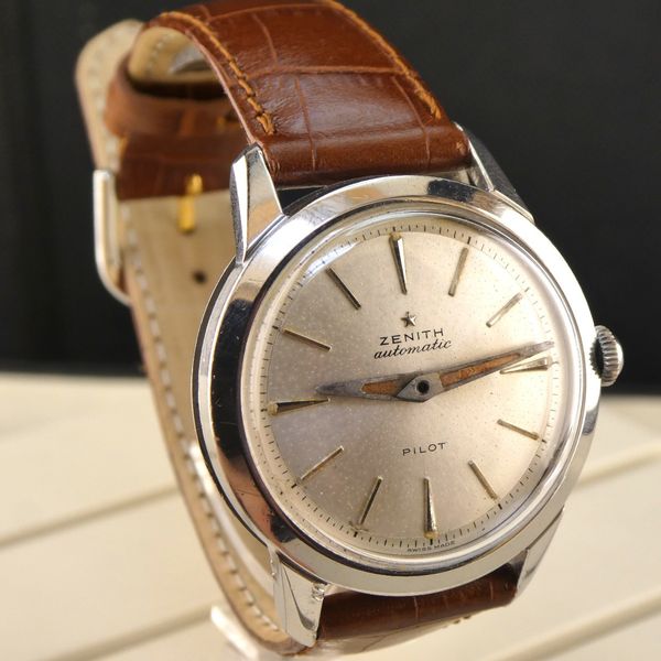 Zenith Pilot Automatic/Bumper Collectors Vintage Watch Swiss Repair or ...