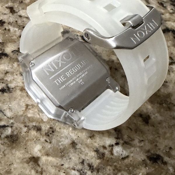Nixon The regulus watch Clear RARE COLOR | WatchCharts Marketplace