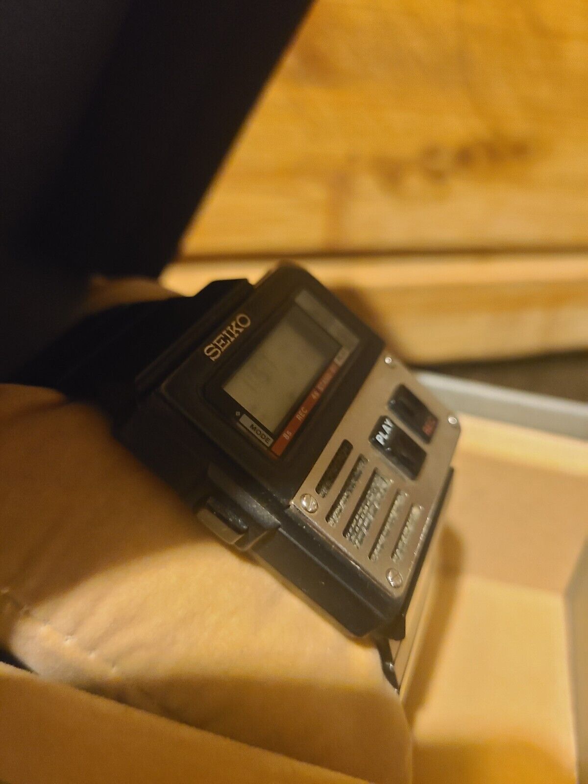 Seiko M516-4000 Voice Note Ghostbusters Watch Voice Recorder Chrono ...