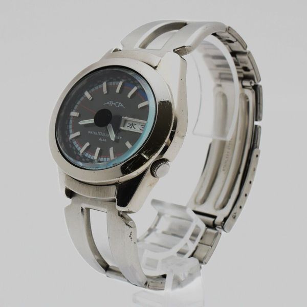 New Batt [Vintage] SEIKO ALBA AKA V743-5A10 Quartz 42mm Men's Watch ...