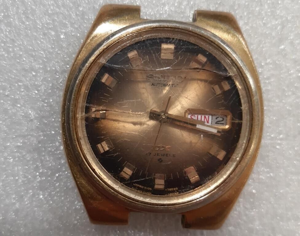 Seiko Automatic DX 17 Jewels Day/Date 6106-7619 -Movement 6106C - See Video | WatchCharts