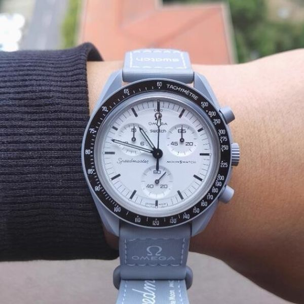 New OMEGA x Swatch MoonSwatch Mission To 1965 Watch -With Box ...