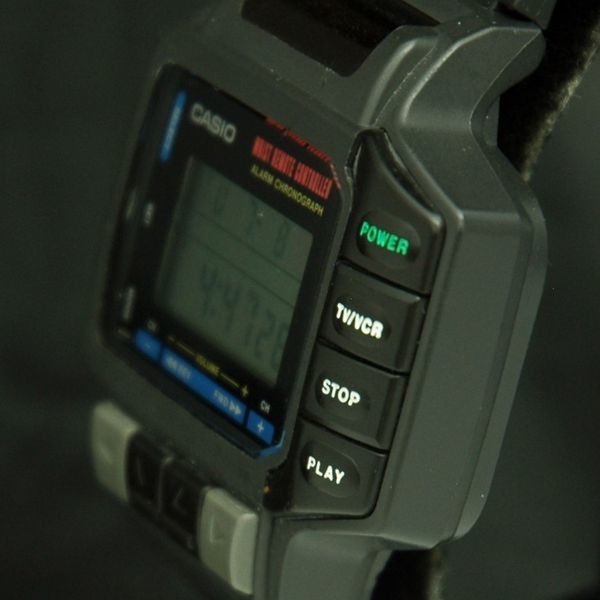 CASIO Wrist Remote Controller Alarm Chronograph LCD MEN'S WATCH 1138 ...