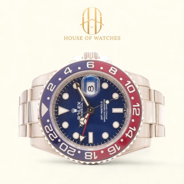Almost New 2021 Rolex Gmt Master II Pepsi Blue Oyster 126719BLRO 126719 ...