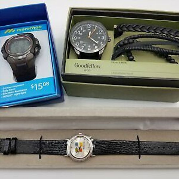 Timex Bonica Goodfellow Watch Lot RUNS TS432 | WatchCharts Marketplace