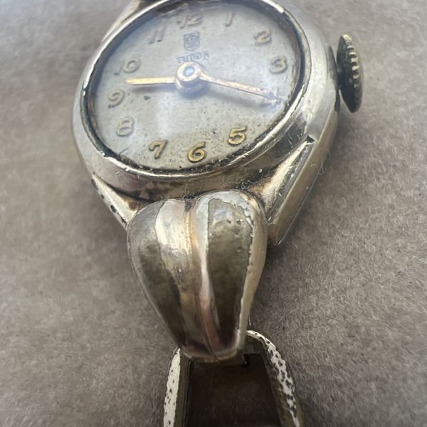 Tudor Gold Plated Stainless Steel Ladies Cocktail Dress Watch Manual ...