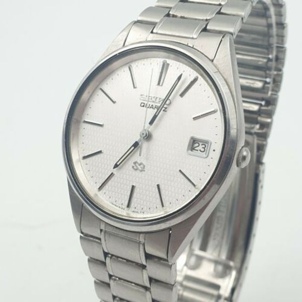 SEIKO 8122-8000 SQ GENTS VINTAGE STAINLESS STEEL BRACELET WATCH STK160 ...
