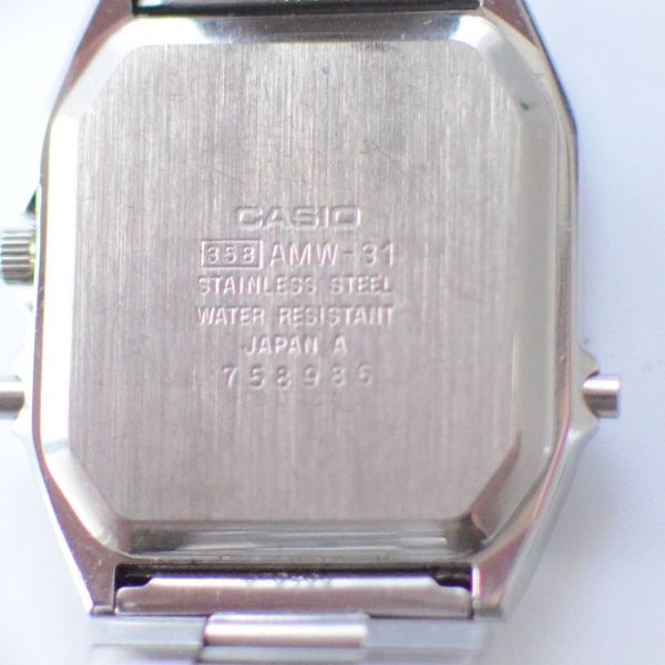 Vintage CASIO 1985 Ana-Digital AMW-31 Taucher 50m Alarm Chrono ...