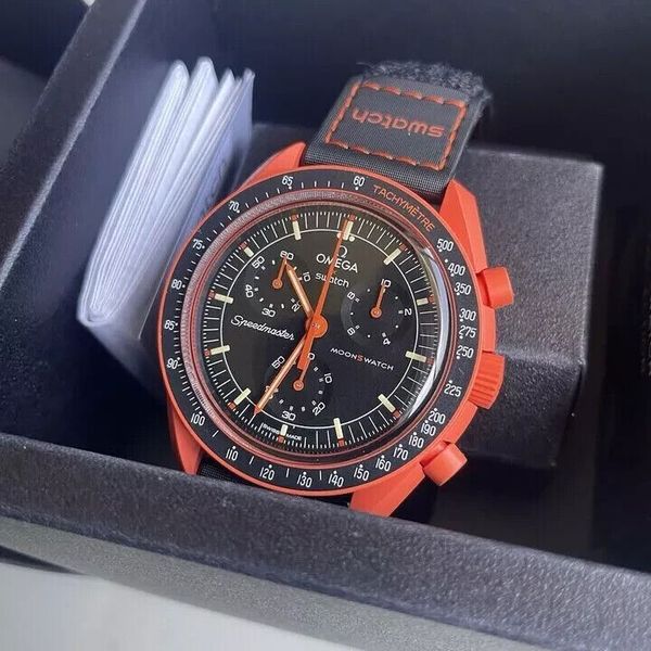 Swatch x Omega Moonswatch Mission To Earth LAVA Watch - With Box ...